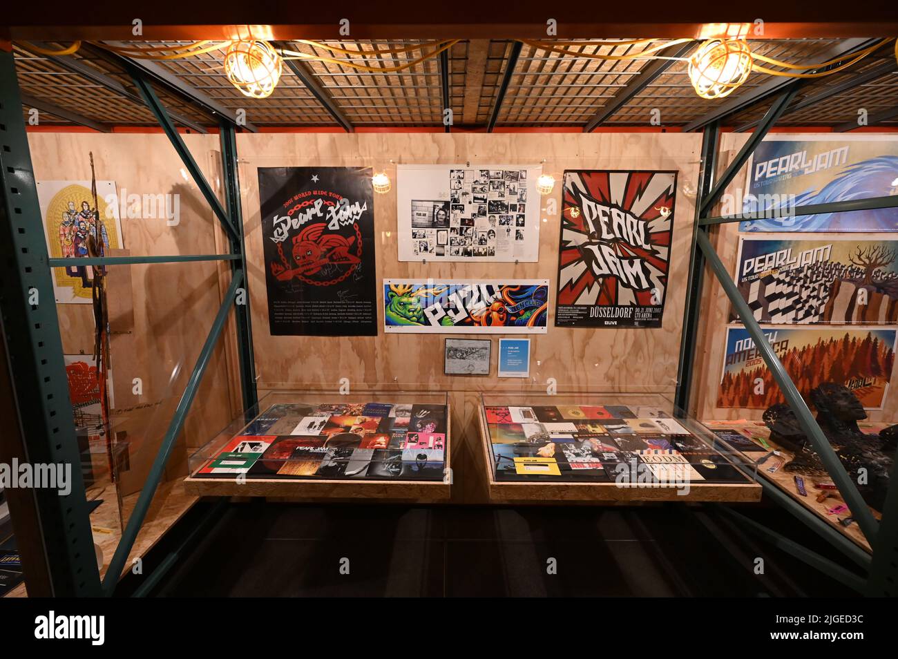 Pearl Jam rock memorabilia in Seattle, Washington Stock Photo - Alamy