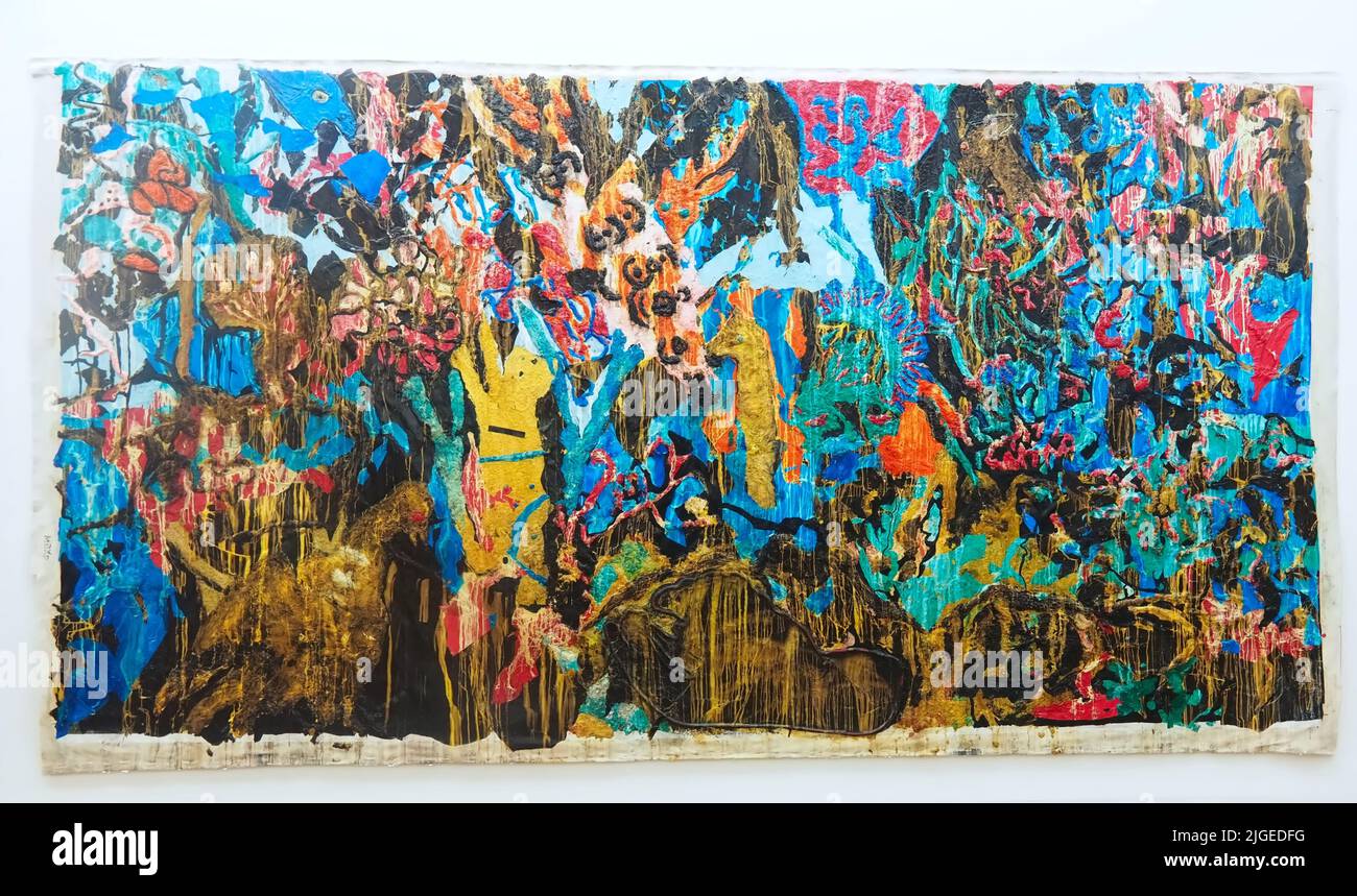 Mark bradford painting hi-res stock photography and images - Alamy