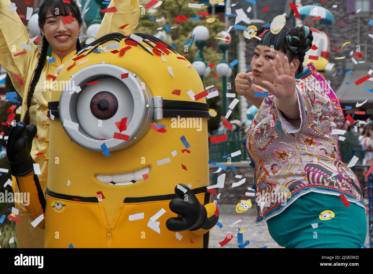 Osaka, Japan. 10th July, 2022. Japanese voice cast and comedian Naomi ...