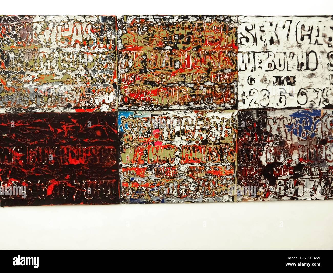 Mark bradford painting hi-res stock photography and images - Alamy