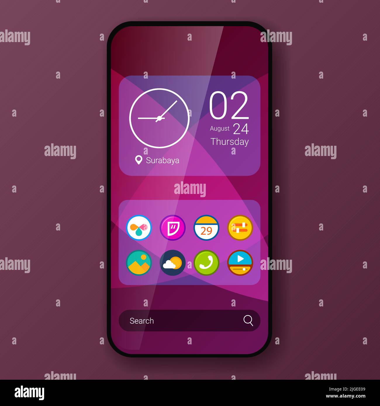 pink widget user interface home screen Stock Vector Image & Art - Alamy pink widget user interface home screen Stock Vector Image & Art - Alamy