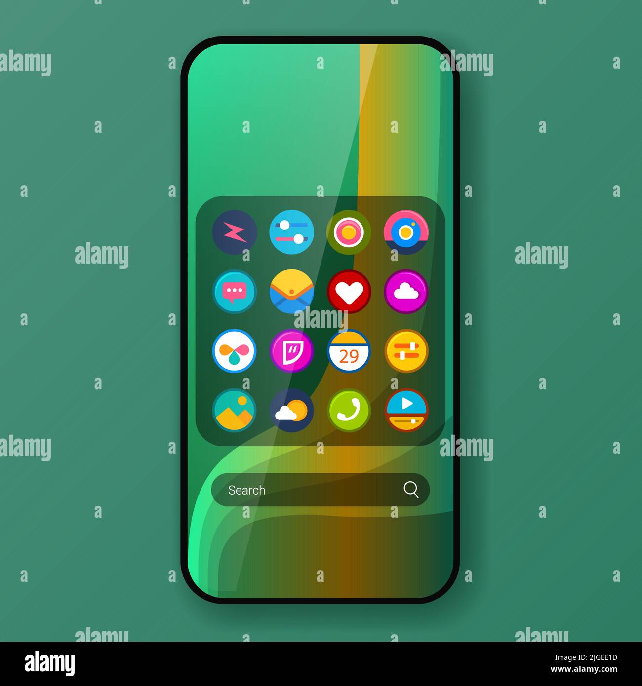green wave widget user interface Stock Vector Image & Art - Alamy green wave widget user interface Stock Vector Image & Art - Alamy