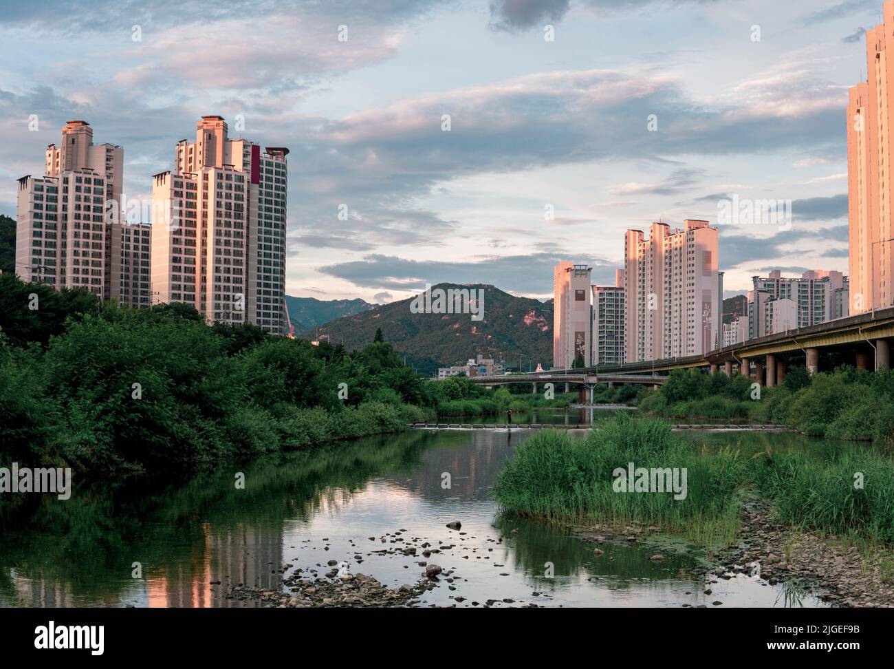 View of Anyang City, Gyeonggi-do, Korea Stock Photo - Alamy