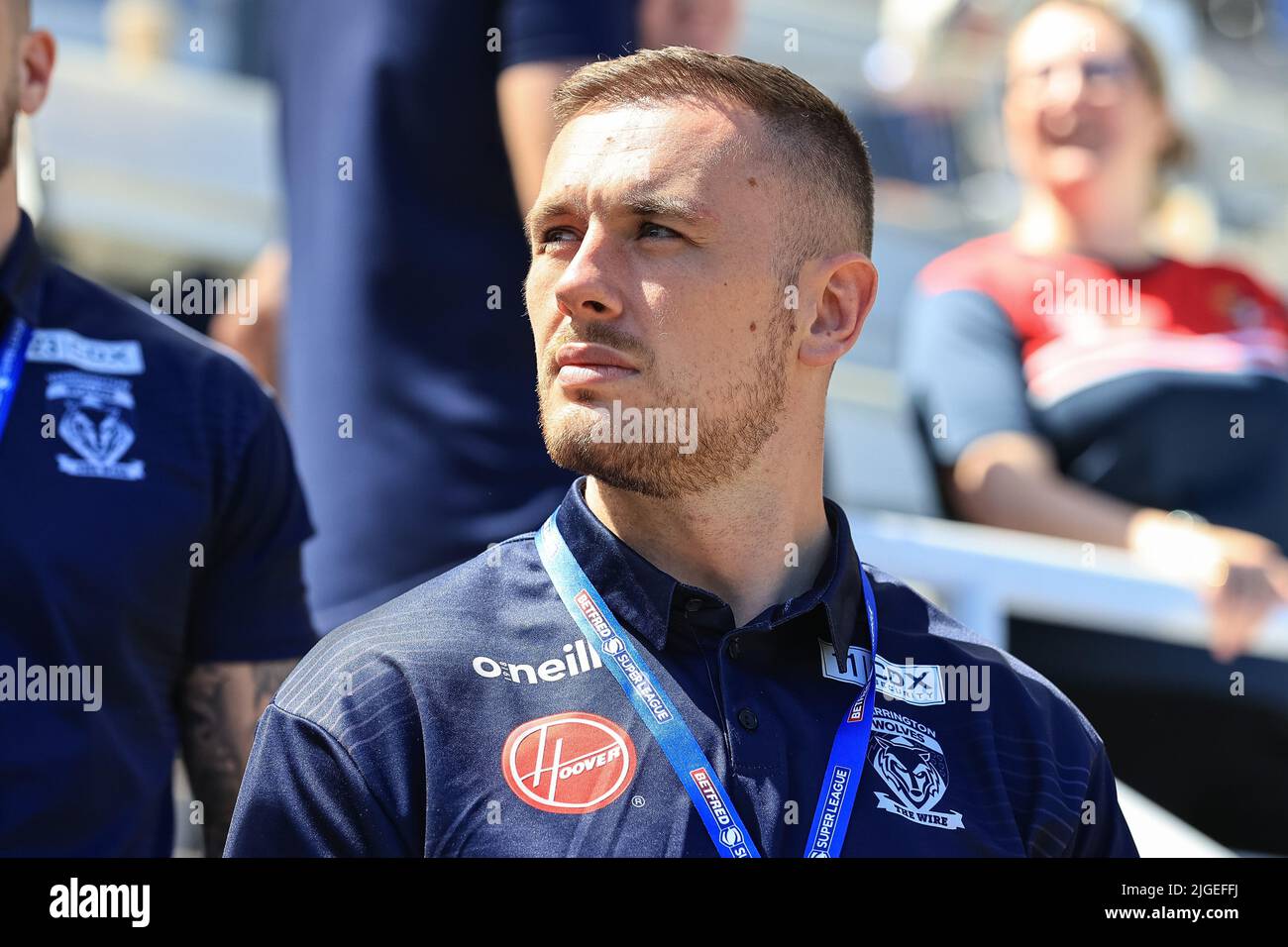 Newcastle, UK. 10th July, 2022. Ben Currie #11 of Warrington Wolves ...