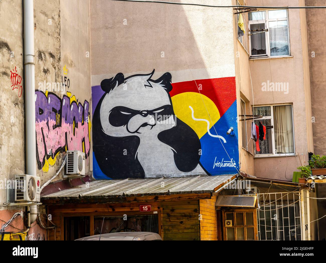 Leo lunatic murals hi-res stock photography and images - Alamy