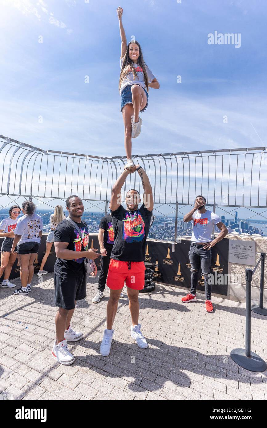 July 9, 2022, New York, New York, United States: Morgan Simianer (on ...