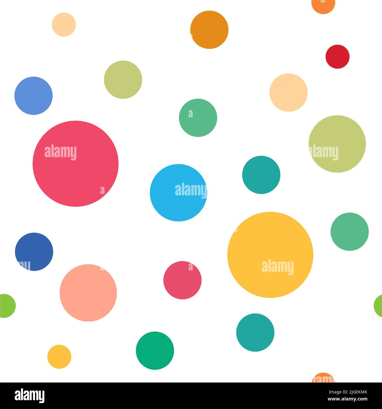 Seamless illustration of a pattern of peas of different colors and ...