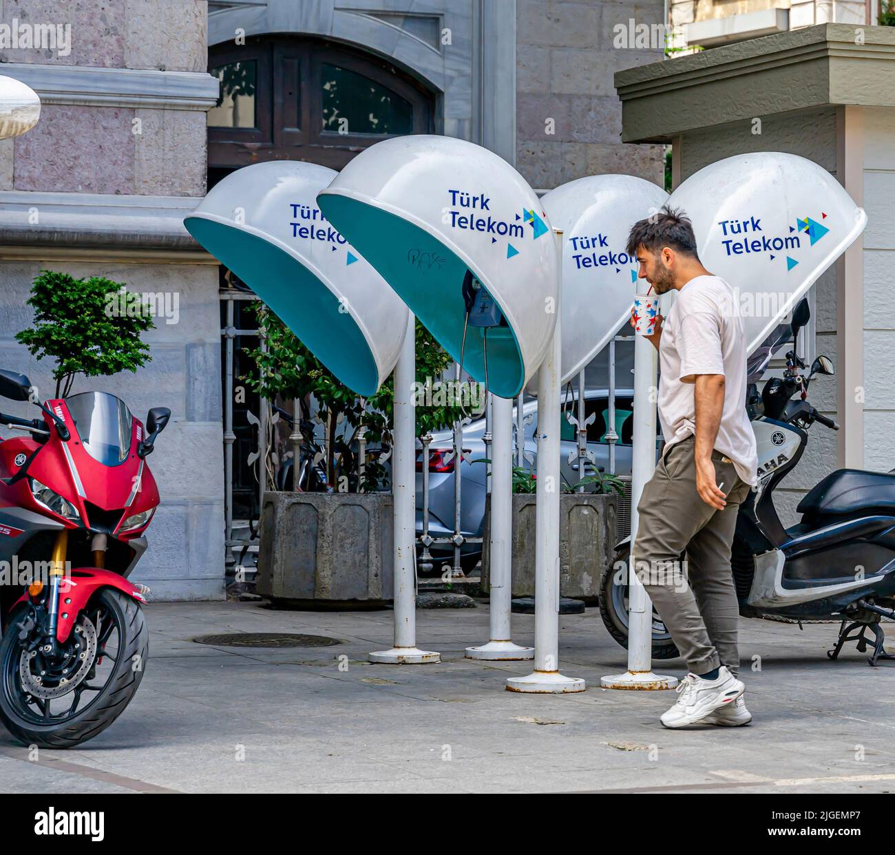 Phone booths istanbul turkey hi-res stock photography and images - Alamy
