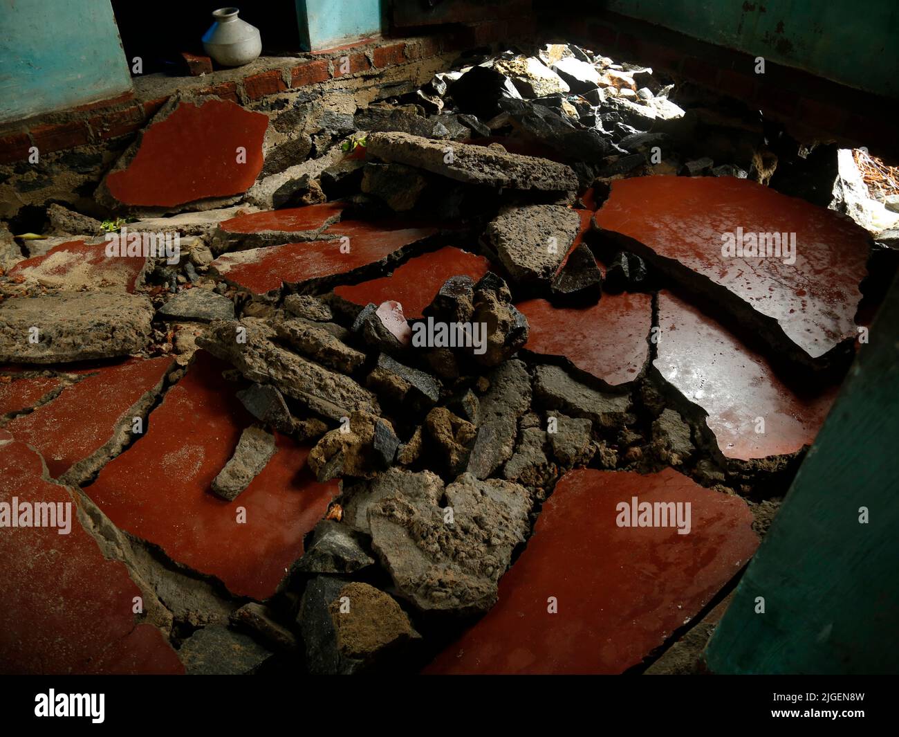 Kochi, India. 09th July, 2022. Chellanam in Ernakulam district is the ...