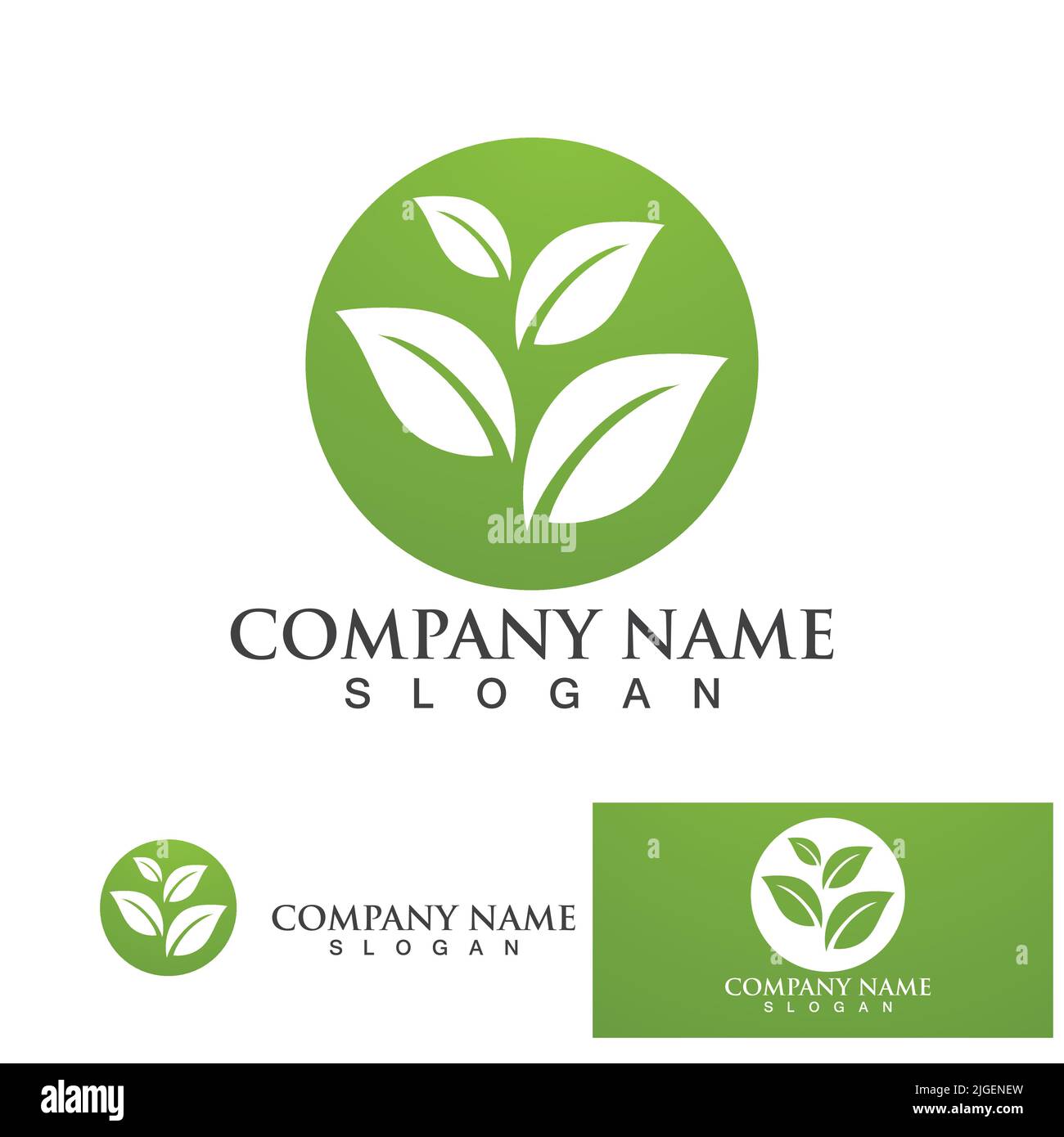 Green leaf ecology Logo nature element vector Stock Vector Image & Art ...