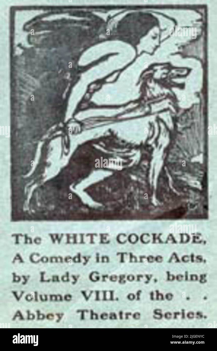 The cover of Lady Gregory's 1905 play Stock Photo - Alamy