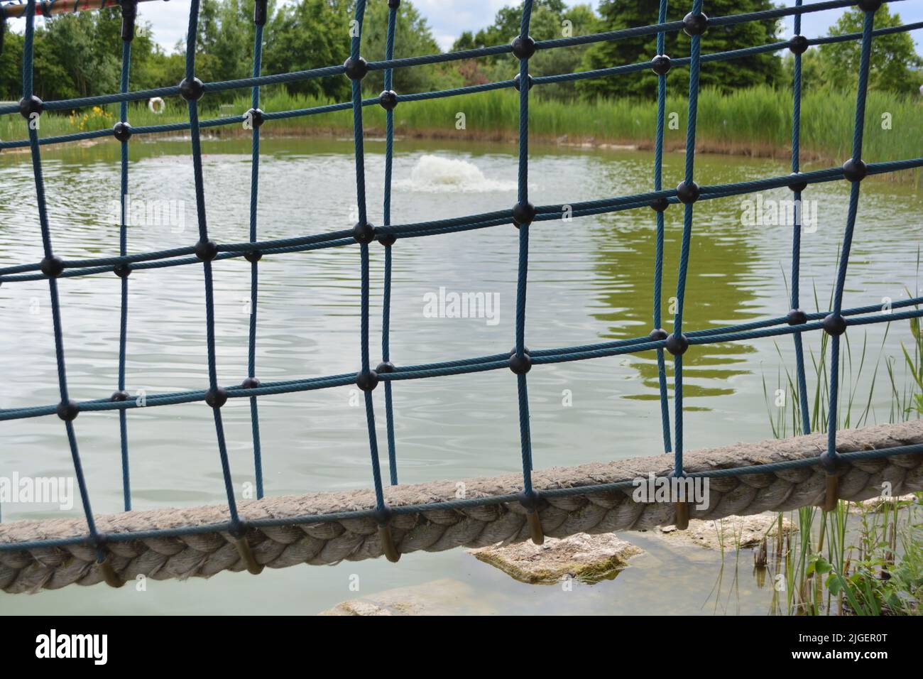 Rope adventure park hi-res stock photography and images - Alamy