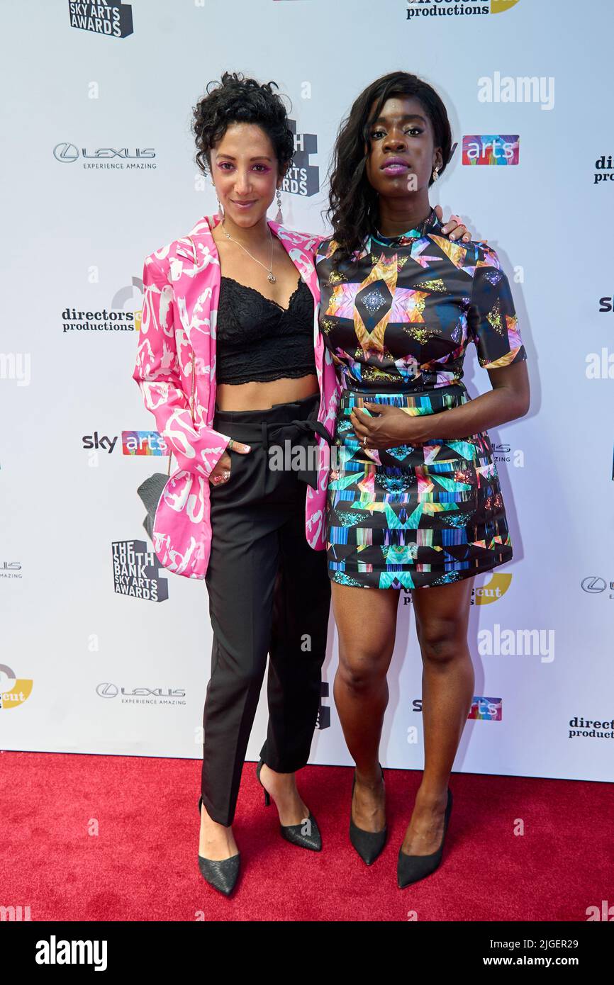 London, UK . 10 July, 2022 . Sarah Kameela Impey and Faith Omole ...