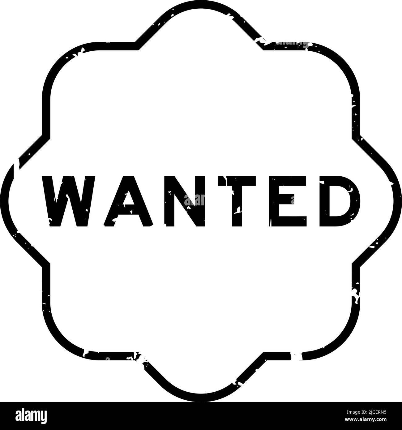 Grunge black wanted word rubber seal stamp on white ckground Stock ...