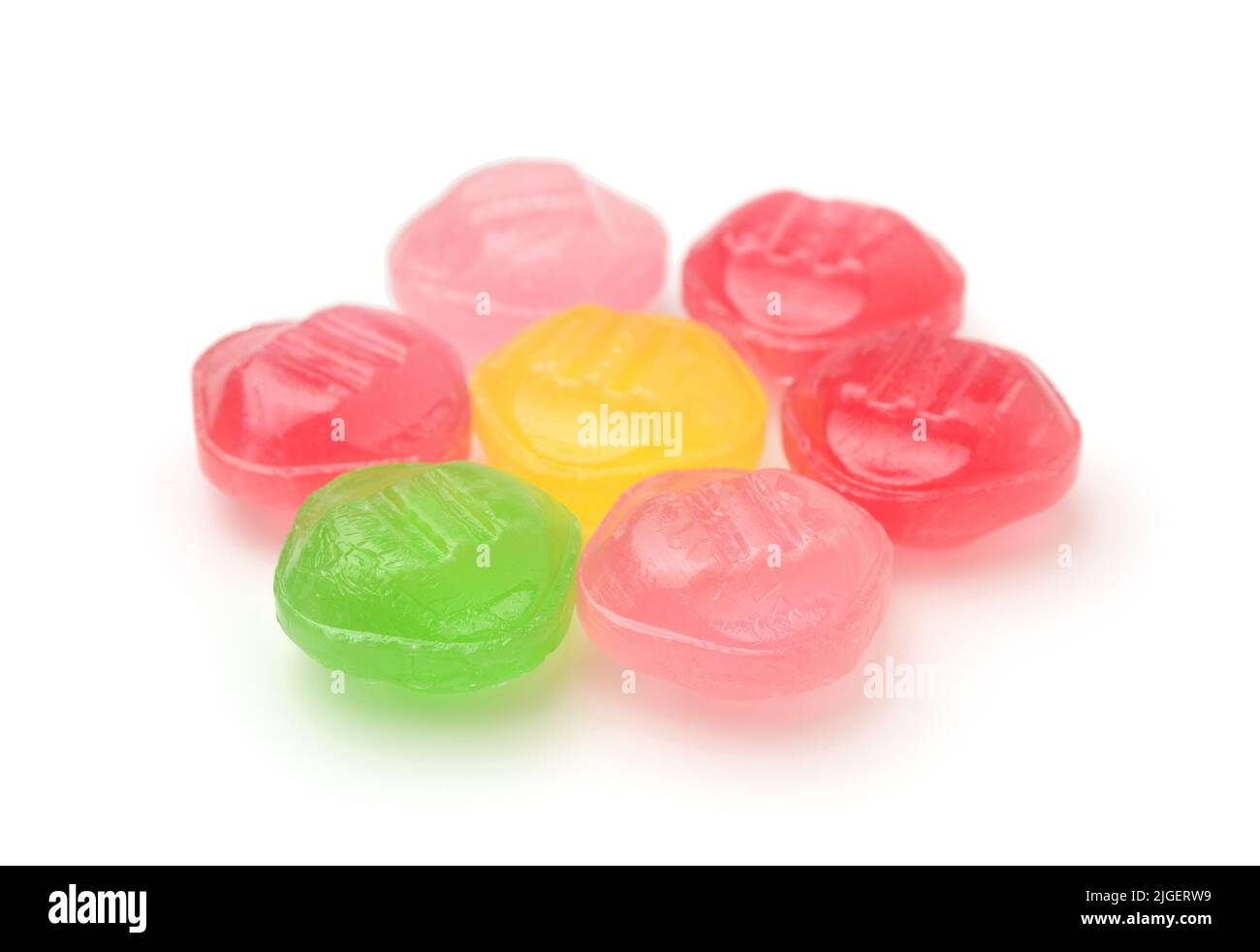 Group of colorful candies isolated on white Stock Photo - Alamy