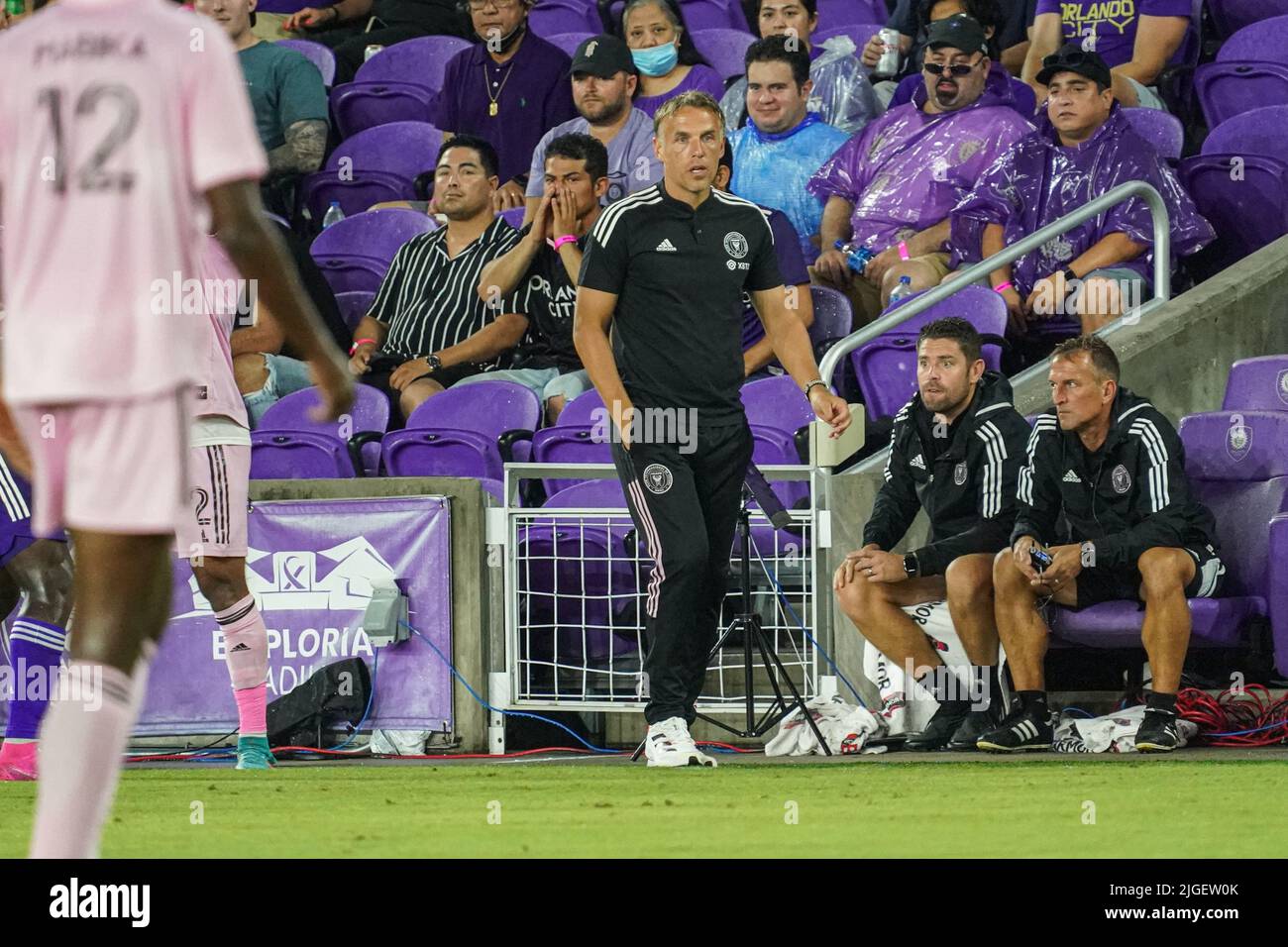 Orlando, Florida, USA, July 9, 2022, Inter Miami Head Coach Phil ...