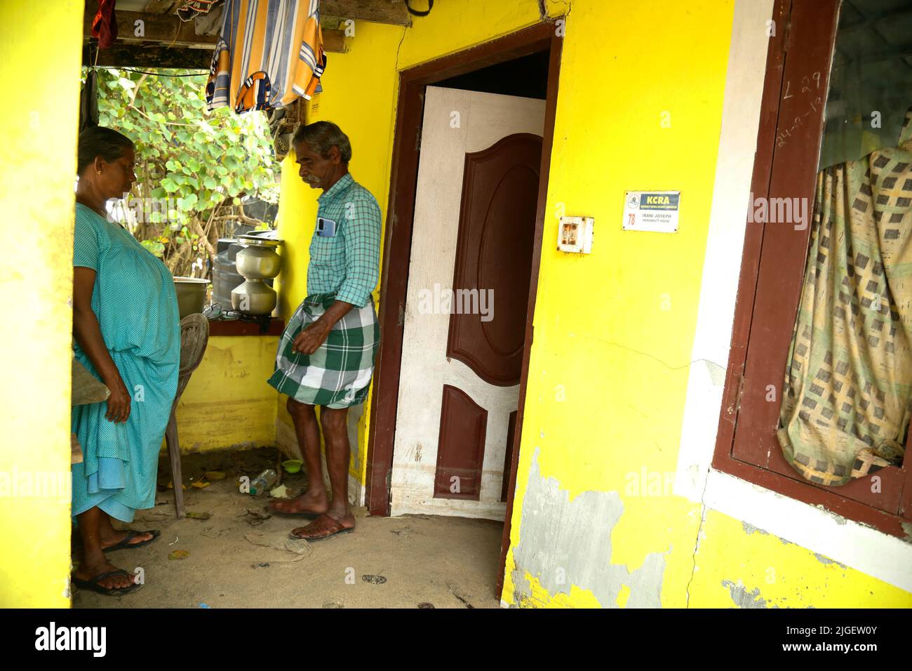 Kochi, Kerala, India. 9th July, 2022. Chellanam in Ernakulam district ...