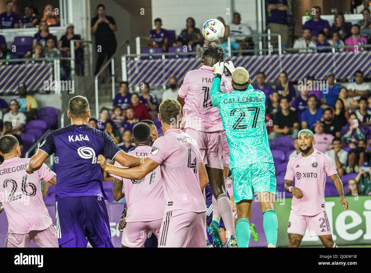 Orlando, Florida, USA, July 9, 2022, Inter Miami Goalkeeper Drake ...