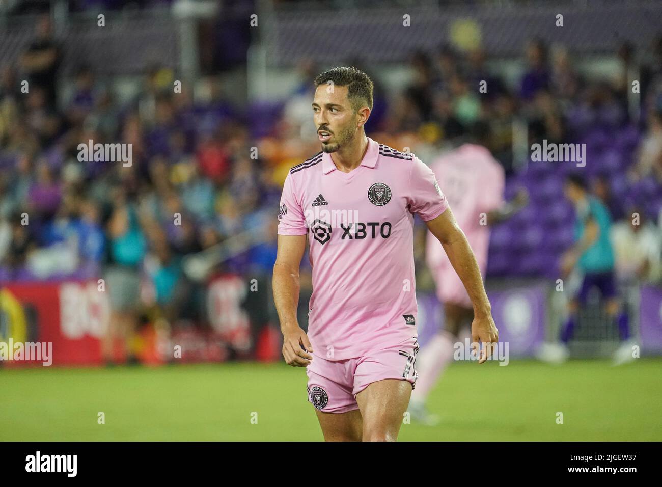 Orlando, Florida, USA, July 9, 2022, Inter Miami player Jean Mota #7 at ...