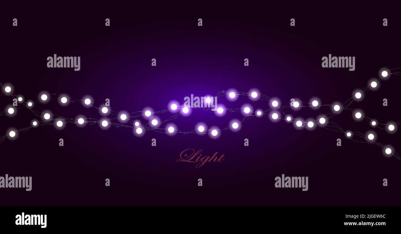 Realistic color vector illustration. Isolated glowing light bulb ...