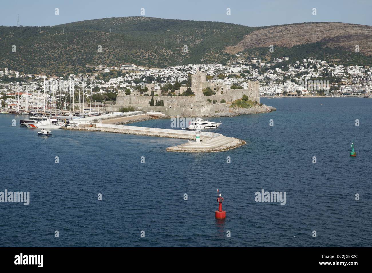 Bodrum Castle in Bodrum Town, Mugla, Turkey Stock Photo - Alamy