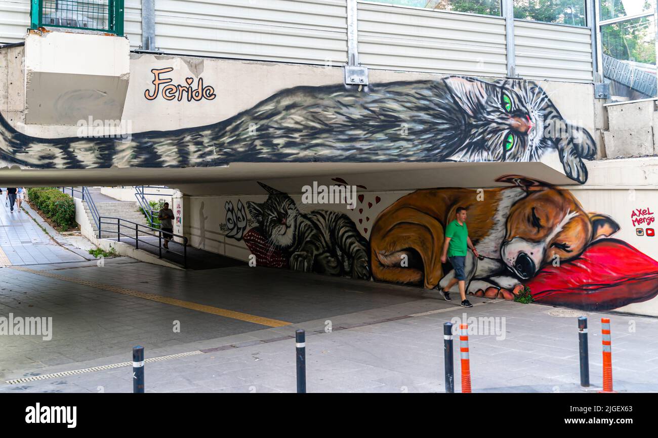 Axel mengu street art hi-res stock photography and images - Alamy