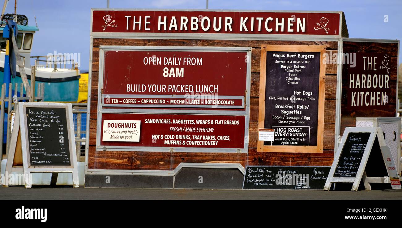 Street food stalls at show locations Stock Photo - Alamy