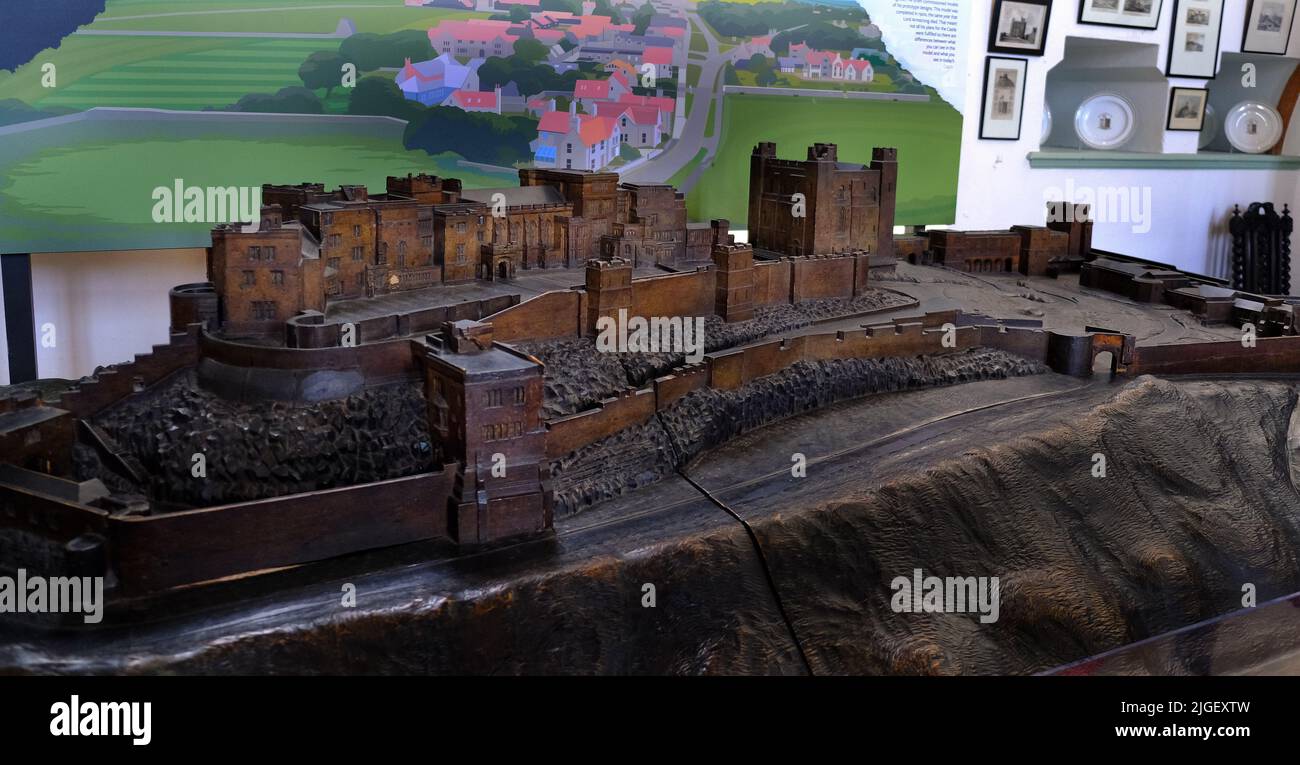 Model of bamburgh castle hi-res stock photography and images - Alamy