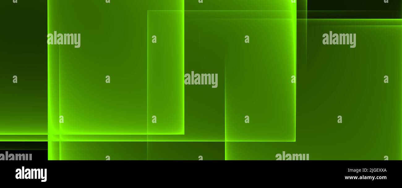 Abstract background banner 8K green, black, white, gray ray, laser, fog ...