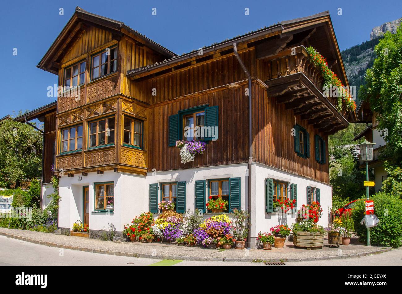 Typical architecture in the ausseer land hi-res stock photography and ...