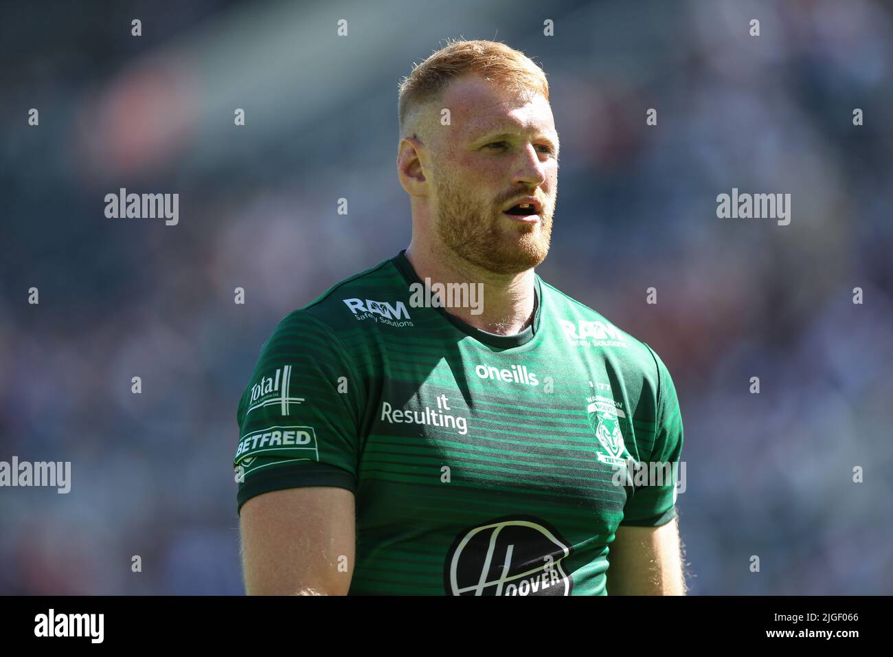 Joe Bullock #15 of Warrington Wolves during the game Stock Photo - Alamy