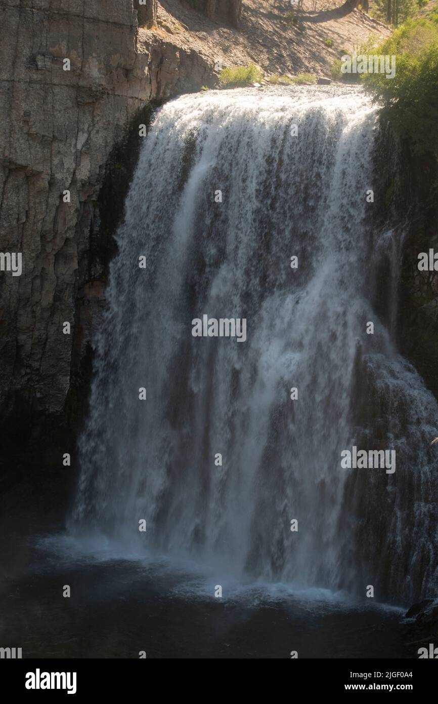 Rainbow Falls is a large and popular waterfall in Devil's Postpile ...