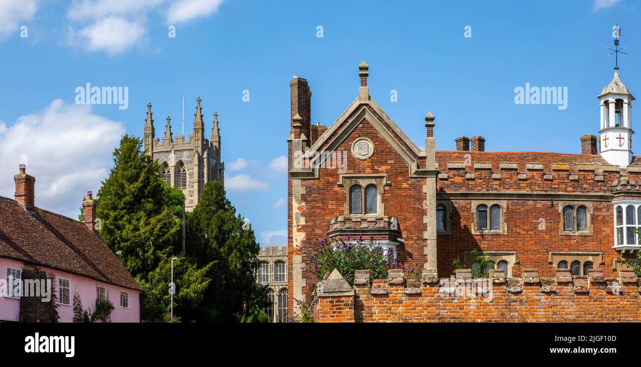 A lovely panoramic view of Holy Trinity church and Trinity Hospital in ...