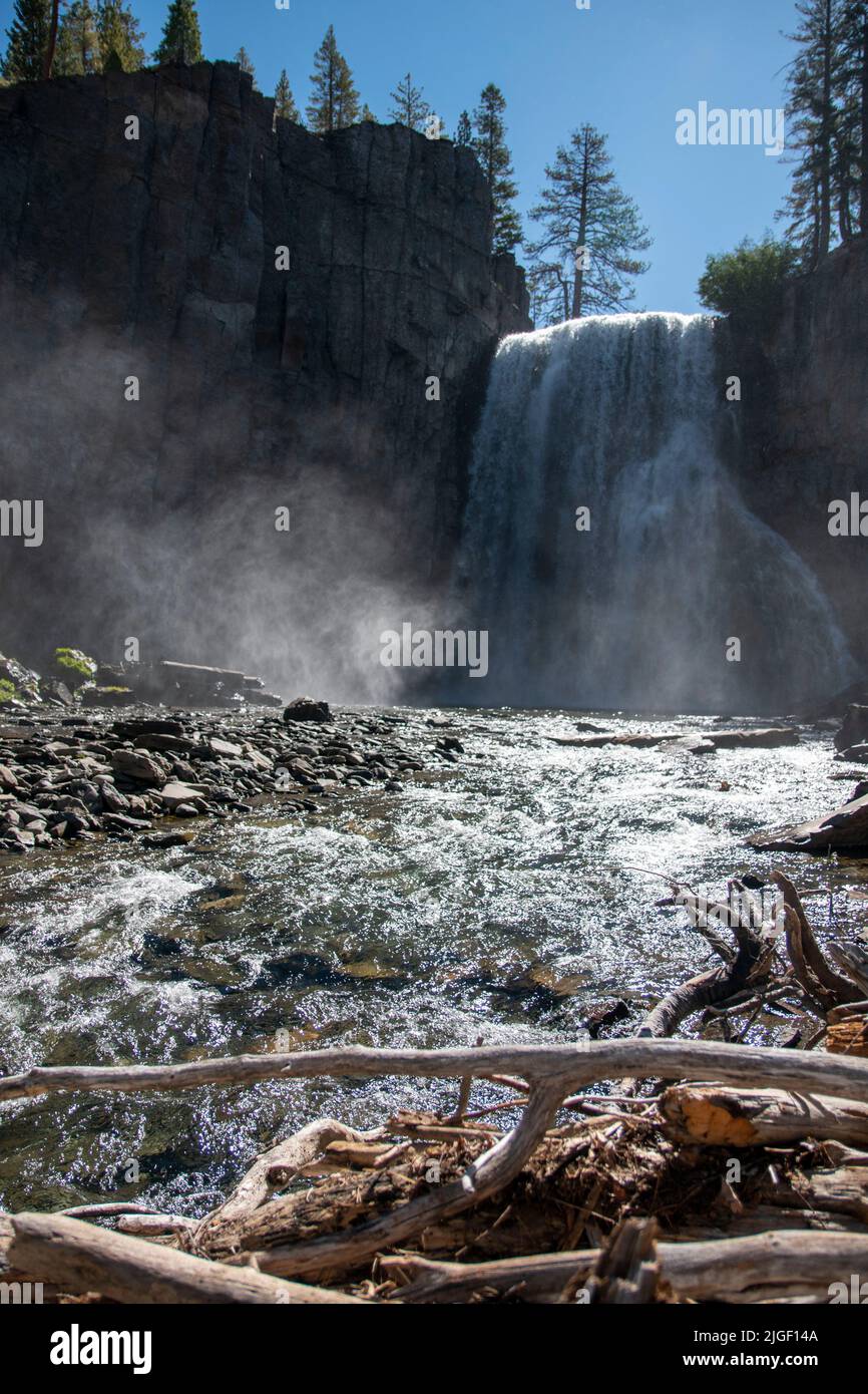 Rainbow Falls is a large and popular waterfall in Devil's Postpile ...