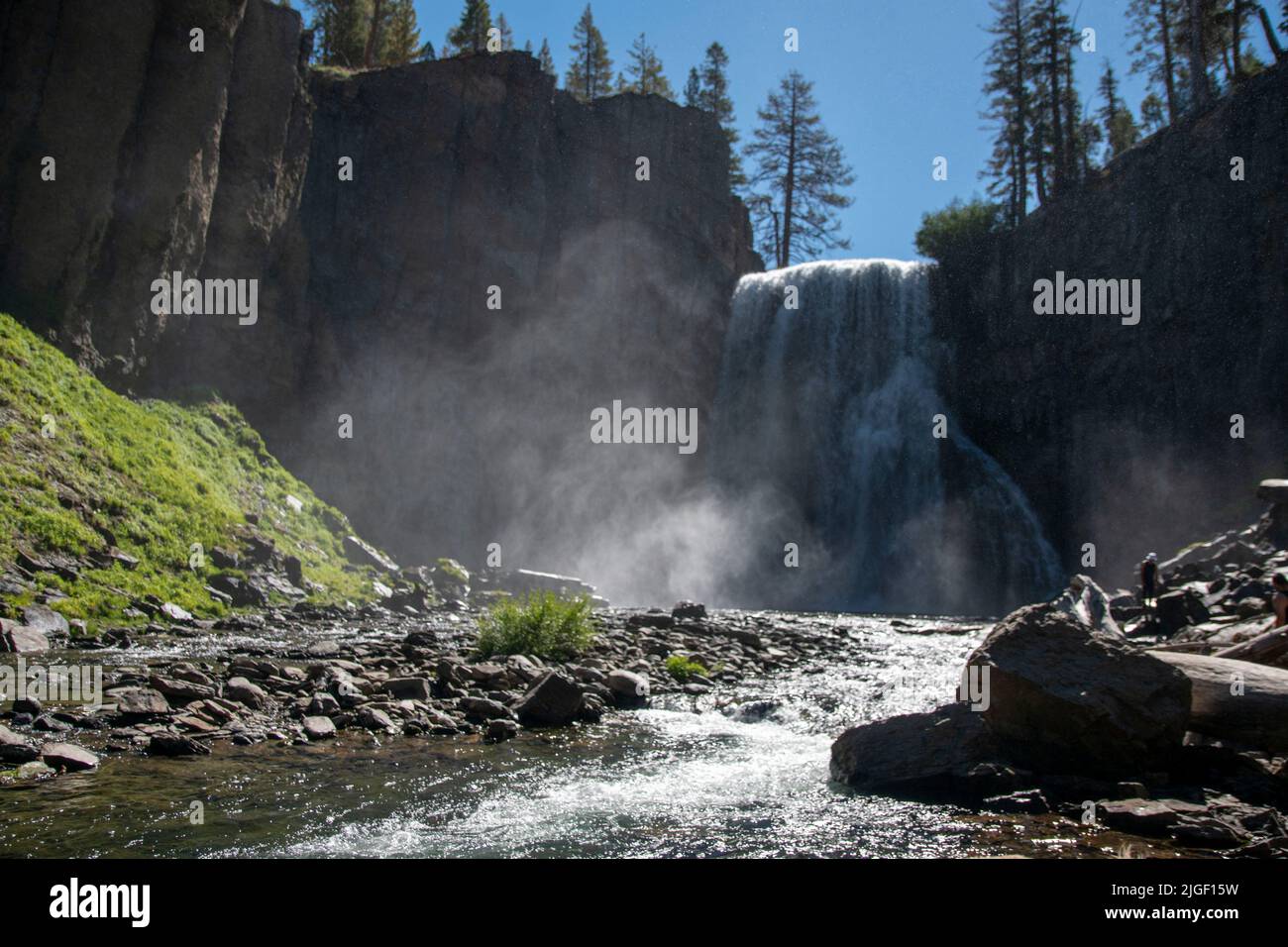 Rainbow Falls is a large and popular waterfall in Devil's Postpile ...