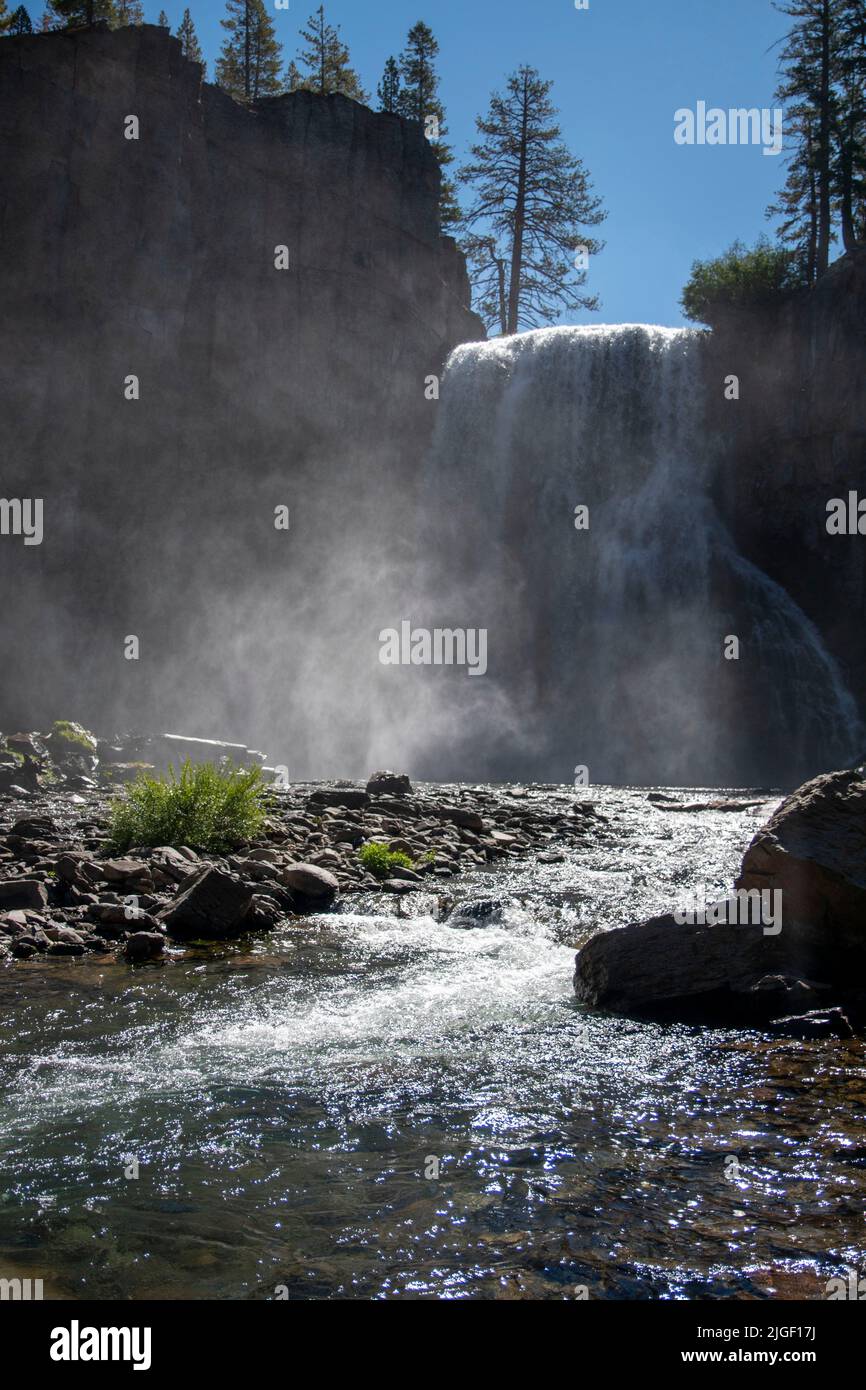 Rainbow Falls is a large and popular waterfall in Devil's Postpile ...