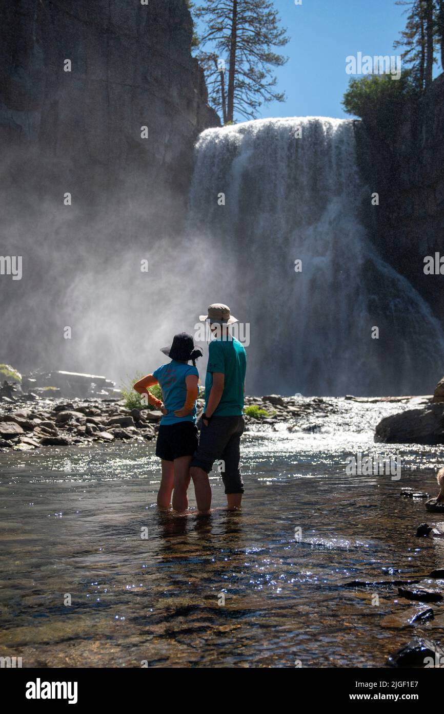 Rainbow Falls is a large and popular waterfall in Devil's Postpile ...