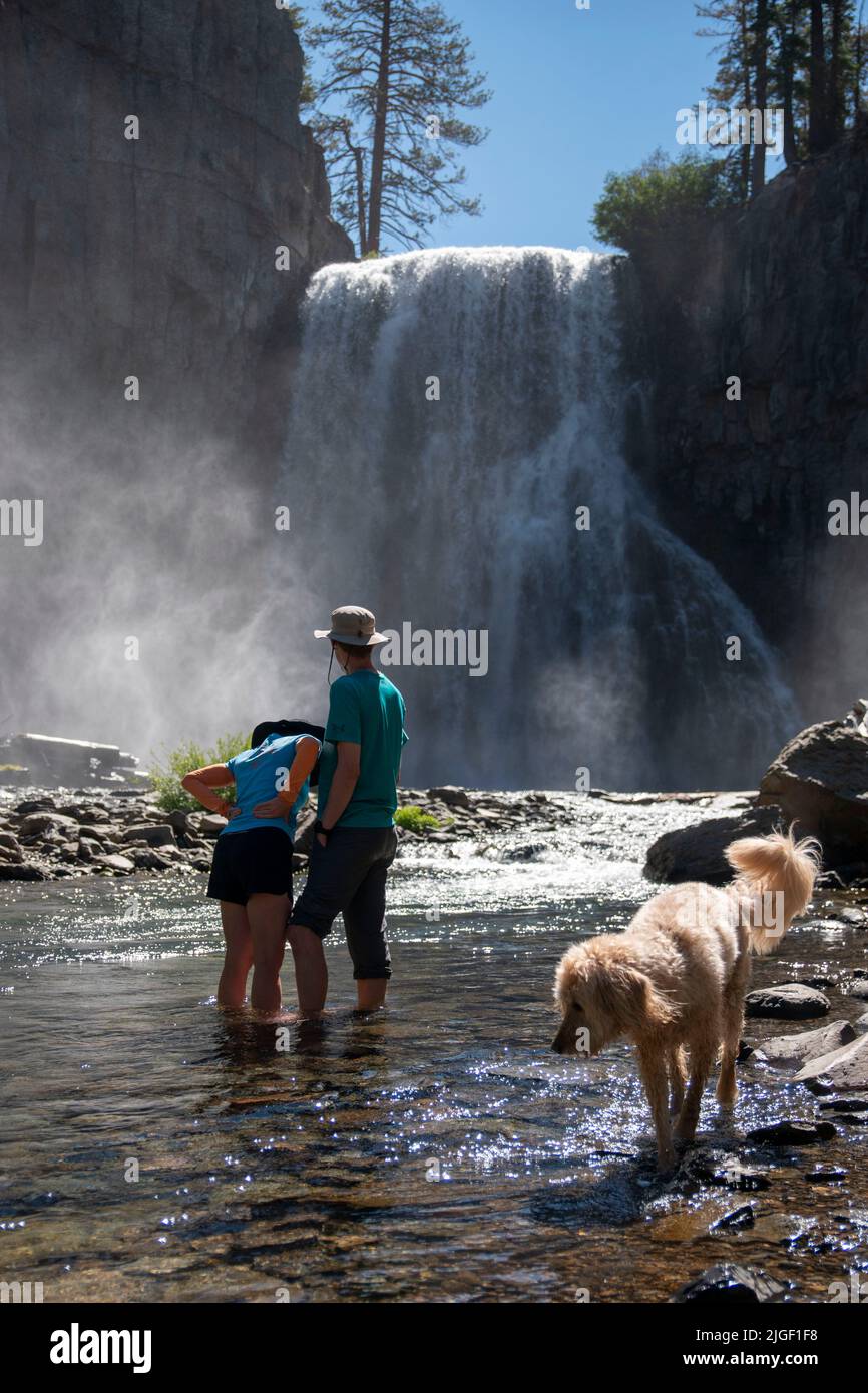 Rainbow Falls is a large and popular waterfall in Devil's Postpile ...
