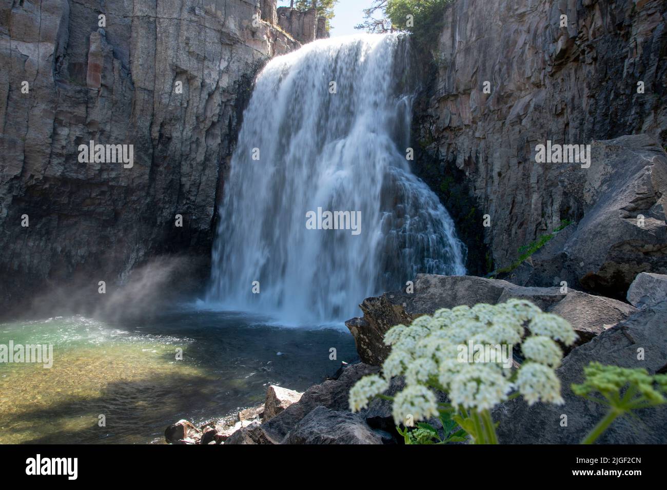 Rainbow Falls is a large and popular waterfall in Devil's Postpile ...