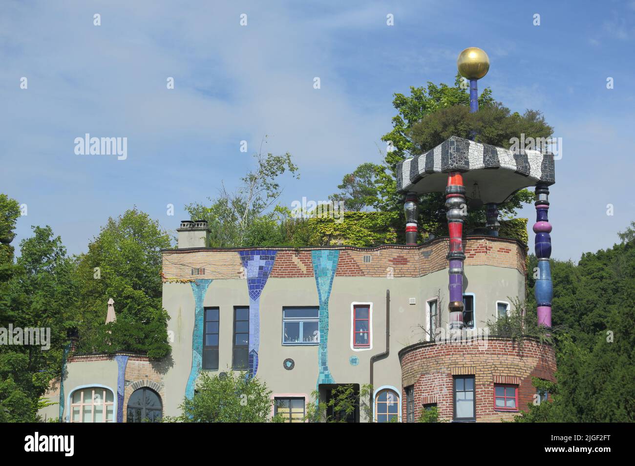 Hundertwasser House in Bad Soden im Taunus, Hesse, Germany Stock Photo ...