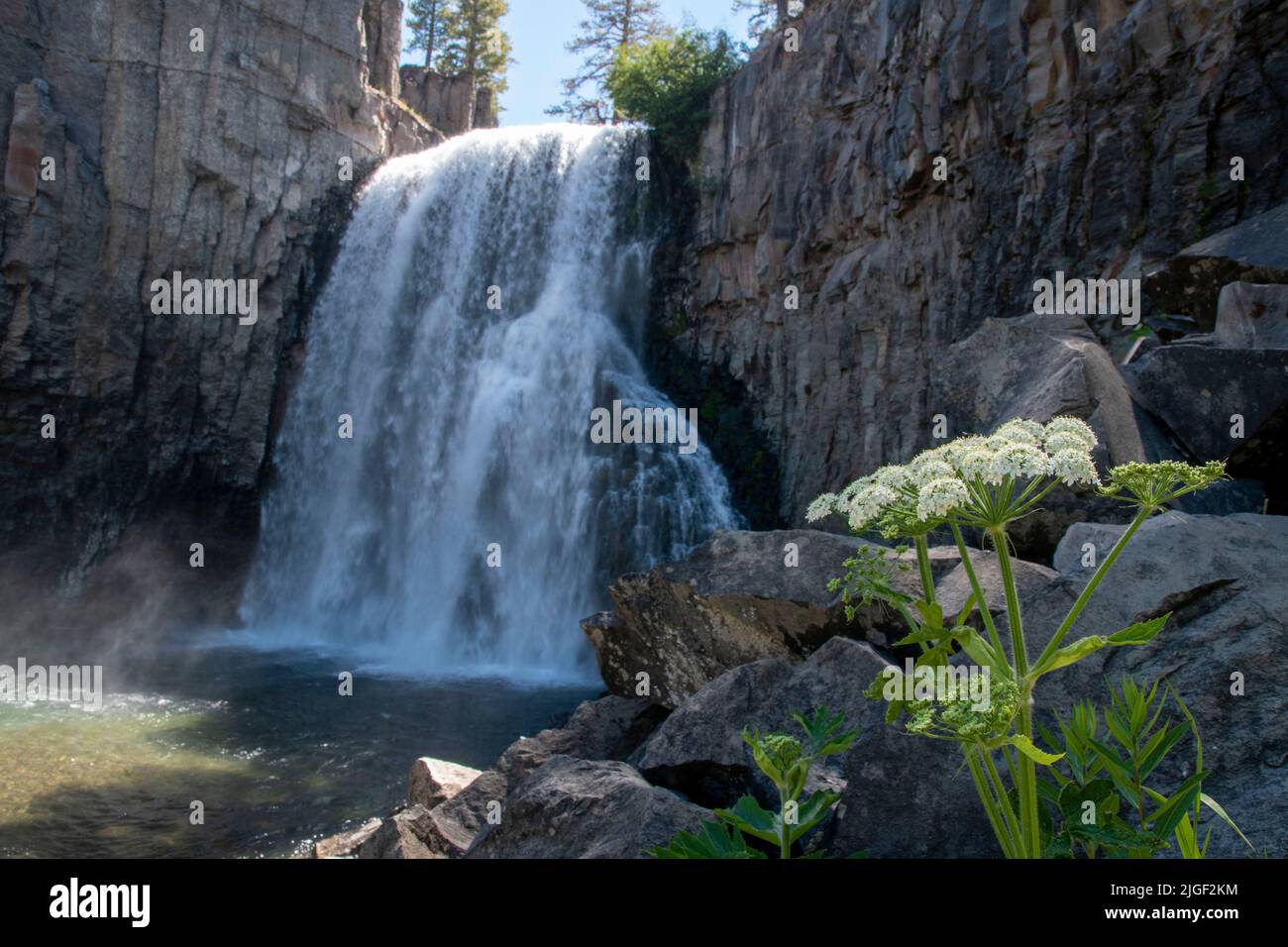 Rainbow Falls is a large and popular waterfall in Devil's Postpile ...