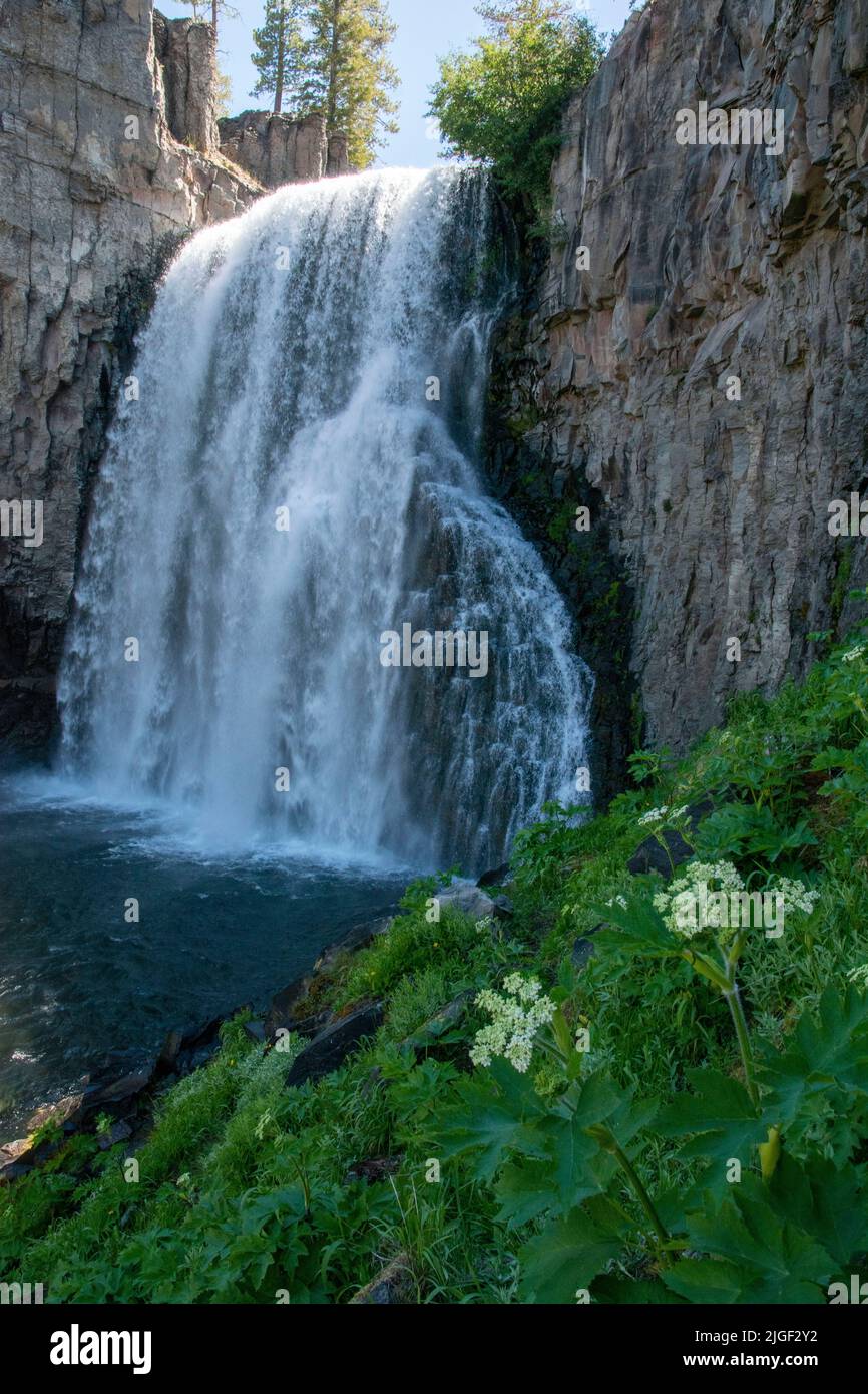 Rainbow Falls is a large and popular waterfall in Devil's Postpile ...