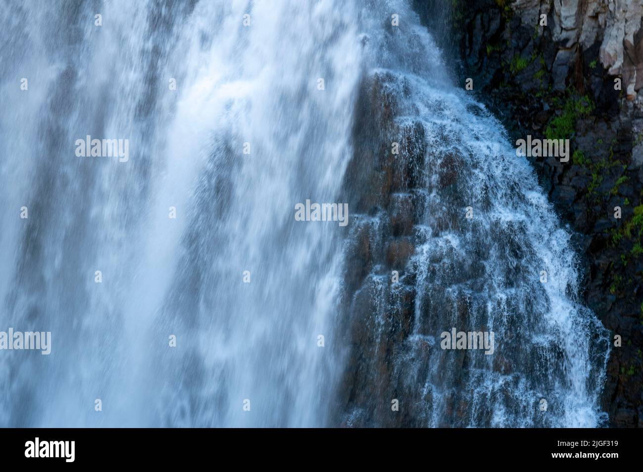 Rainbow Falls is a large and popular waterfall in Devil's Postpile ...