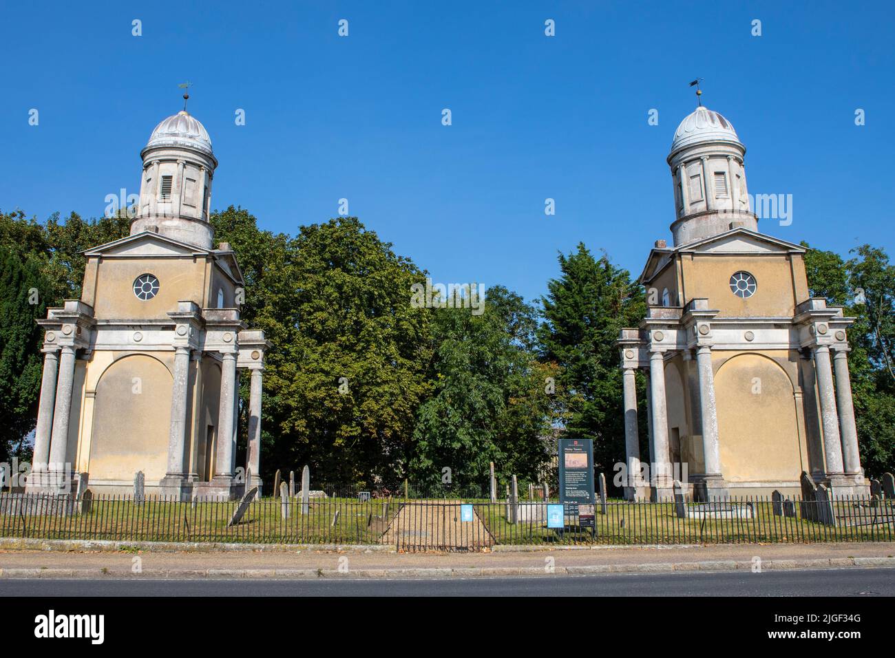 Essex, UK - September 7th 2021: The historic Mistley Towers in the ...