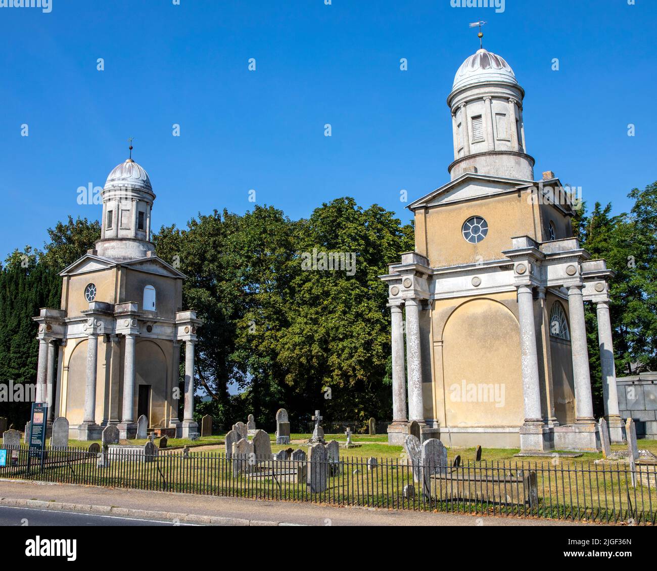 Essex, UK - September 7th 2021: The historic Mistley Towers in the ...