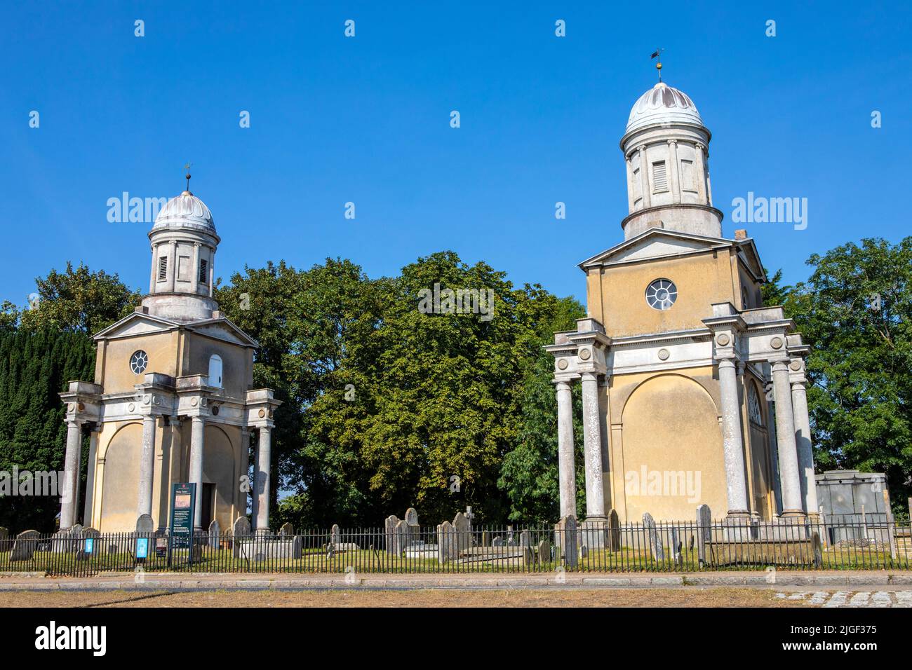 Essex, UK - September 7th 2021: The historic Mistley Towers in the ...