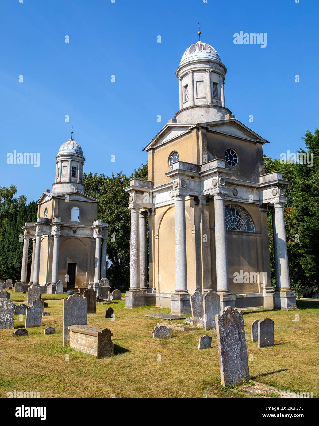 Essex, UK - September 7th 2021: The historic Mistley Towers in the ...