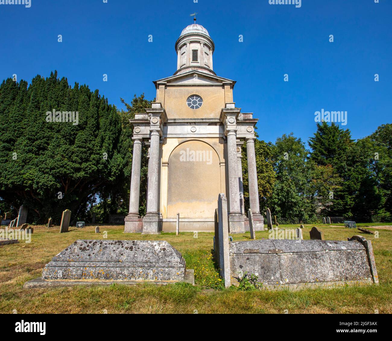 Essex, UK - September 7th 2021: One of the historic Mistley Towers in ...