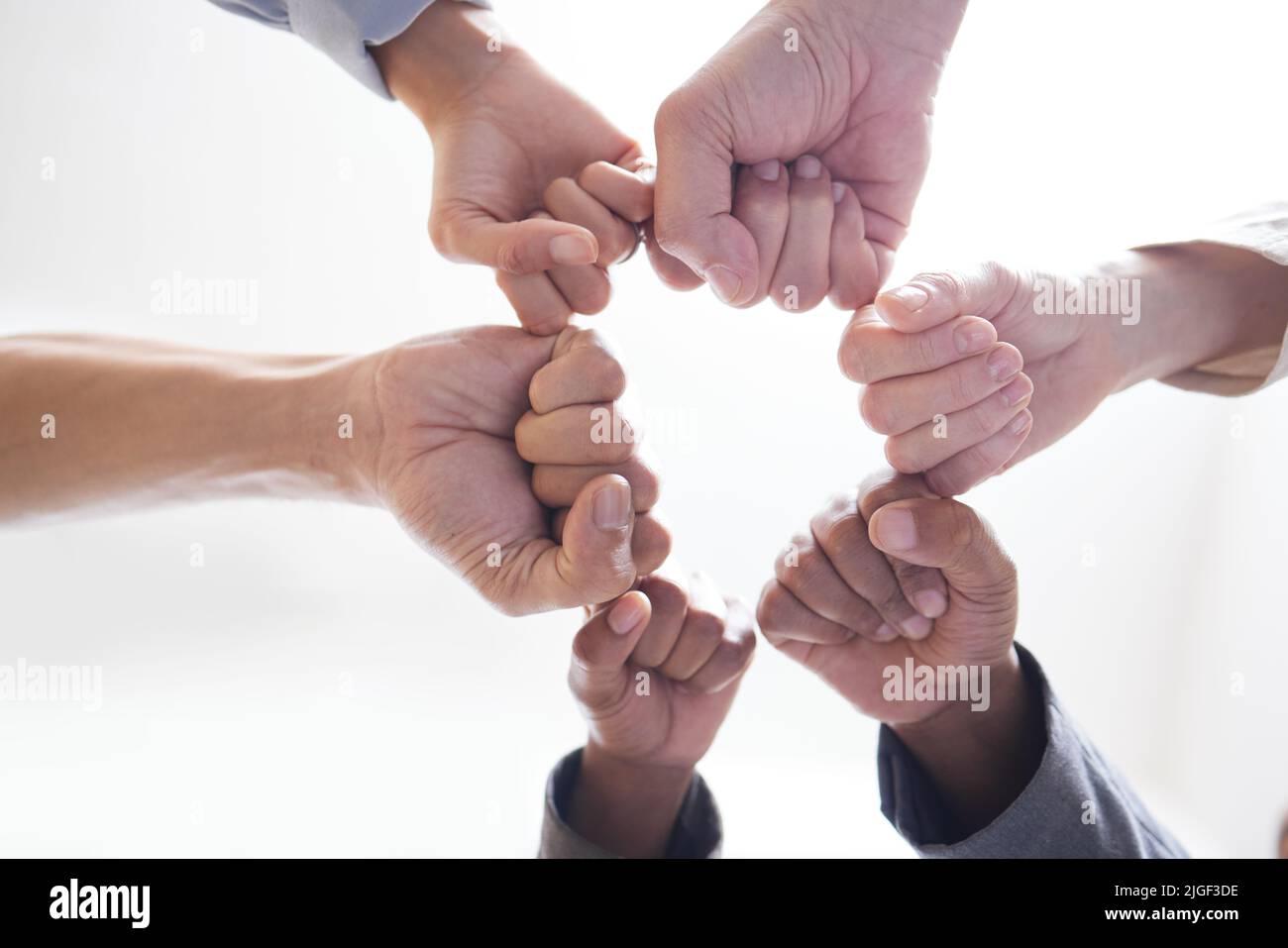 There is more power in unity than division. Shot shot of a group of ...