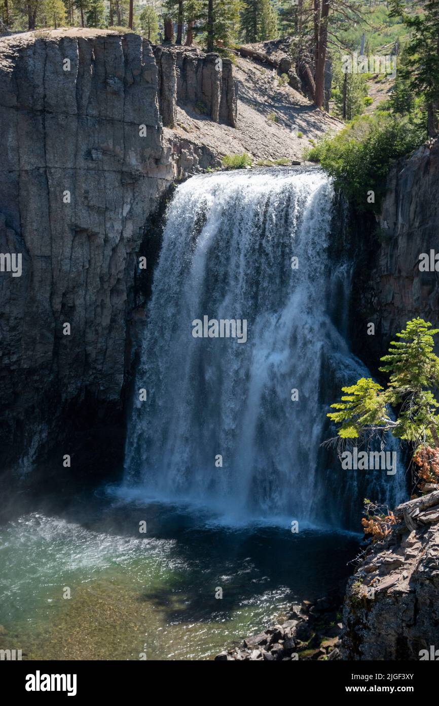 Rainbow Falls is a large and popular waterfall in Devil's Postpile ...